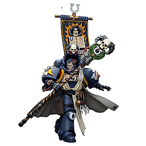 JOYTOY 1/18 Warhammer 40,000 Action Figure Ultramarines Chief Librarian Tigurius Collection Model (4.2 inch)