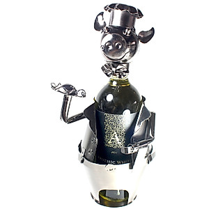 NEW! Pig Waiter Wine Bottle Holder