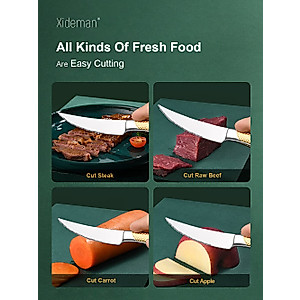 Xideman 16 Piece Hammered Silver Gold Silverware Set, Modern Golden 18/10 Stainless Steel Flatware Set, Kitchen Utensil Set Service for 4, Tableware Set, Cutlery Set, Knives Forks Spoons Set