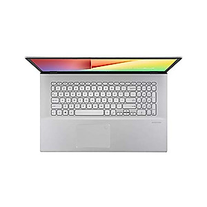 (RENEWED!) Asus VivoBook 17 Business Laptop I 17.3” Full HD I AMD Ryzen 3 3250U I 8GB DDR4 256GB SSD I AMD Radeon Graphic I USB-C HDMI SonicMaster Win10Pro Silver + 32GB MicroSD Card