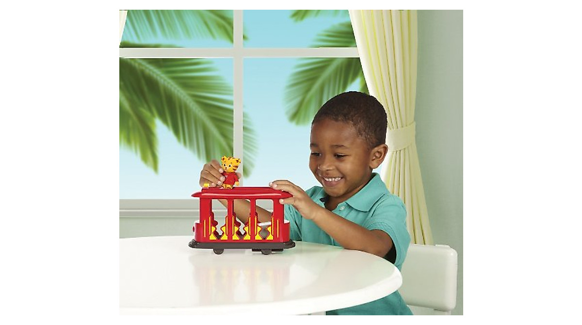 Daniel Tiger's Neighborhood Trolley with Daniel Tiger Figure, Single ...