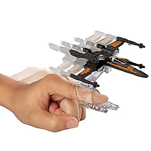 Hot Wheels Star Wars: The Force Awakens Hero Open Wing Orange Starfighter Starship Vehicle