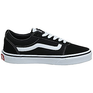 Vans Ward Low-Top Sneakers, Black ((Suede/Canvas) Black/White Iju), 12 US Unisex Little Kid