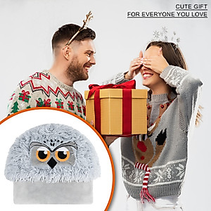 Moyel Owl Gifts for Women Cute Owl Blanket Funny Wearable Blanket Hoodie Fuzzy Hooded Blanket Owls Gifts for Owl Lovers Mom Girlfriend Wife Friend Sister For Christmas Birthday