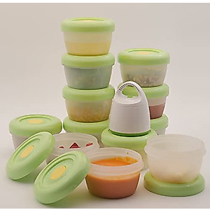 FOSA extra small vacuum container, microwavable with lid 13.5oz, 12pcs set (vacuum unit not included)