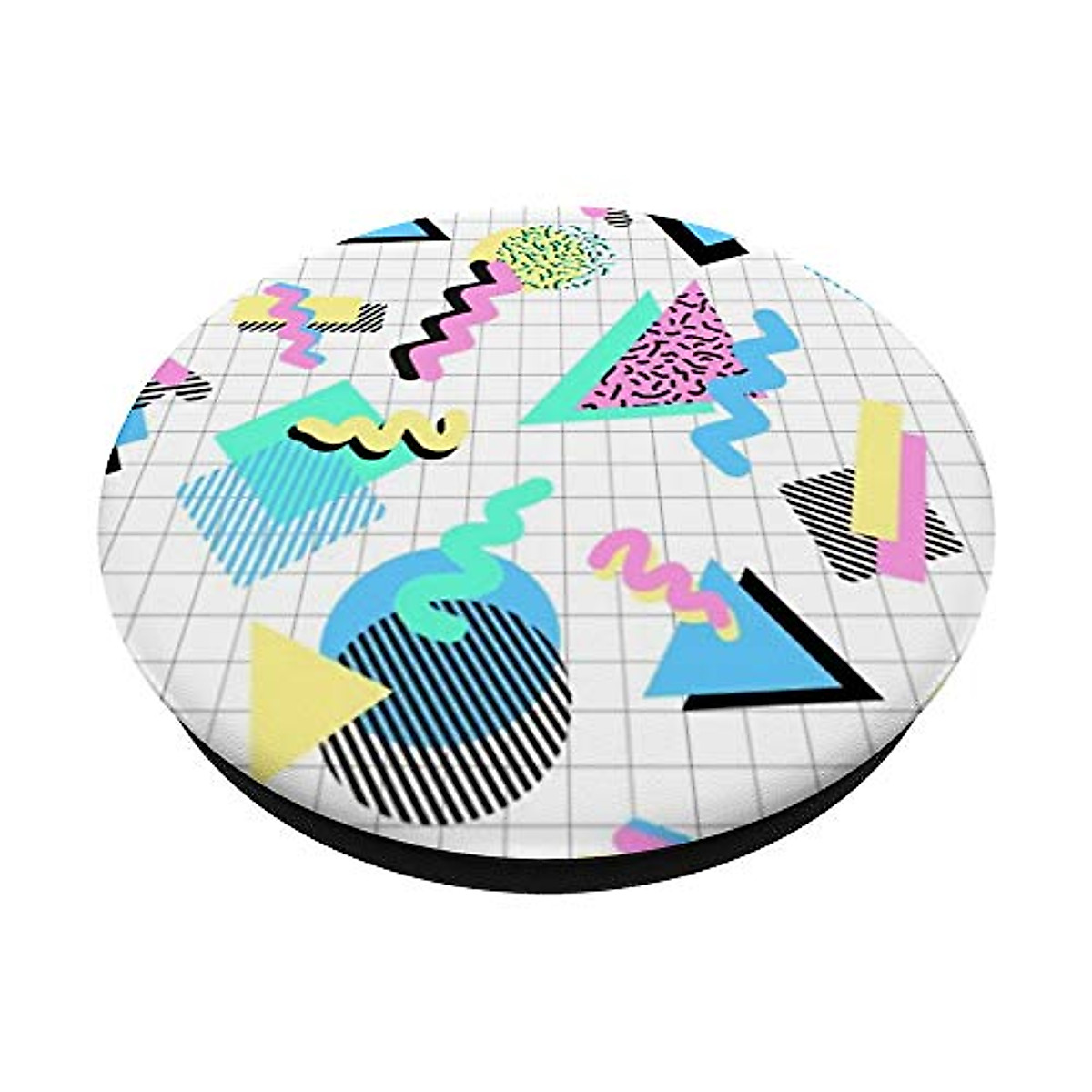 Retro 80's 90's Geometric Pattern Pop Socket PopSockets Swappable PopGrip
