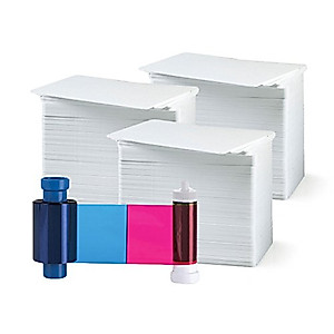 Magicard Enduro 3e Dual Sided ID Card Printer & Complete Supplies Package with Bodno ID Software