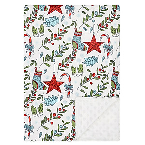 Giggle Angel Halloween Baby Plush Minky Blanket Double Layer with Dotted Backing for Baby Girl or Baby Boy (Halloween 1)