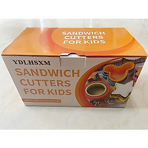 Sandwich Cutter and Sealer, 22 Pcs Uncrustable Sandwich Maker for Kids, Decruster Sandwich Maker, Bread Cookie Cutters for Kids Lunch Box (Multi)