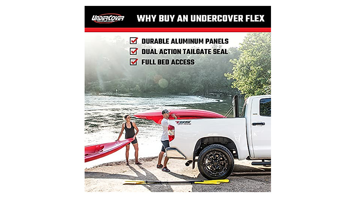 UnderCover Flex Hard Folding Tonneau Cover for Toyota Tundra 2007-2021