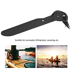 VGEBY Kayak Rudder, Fishing Canoe Boat Rudder Tail Vane Rudder Set for Sea Kayaks Fishing Boat Ship Boating Supplies Rudder Bracket Kayak Rudder Kit
