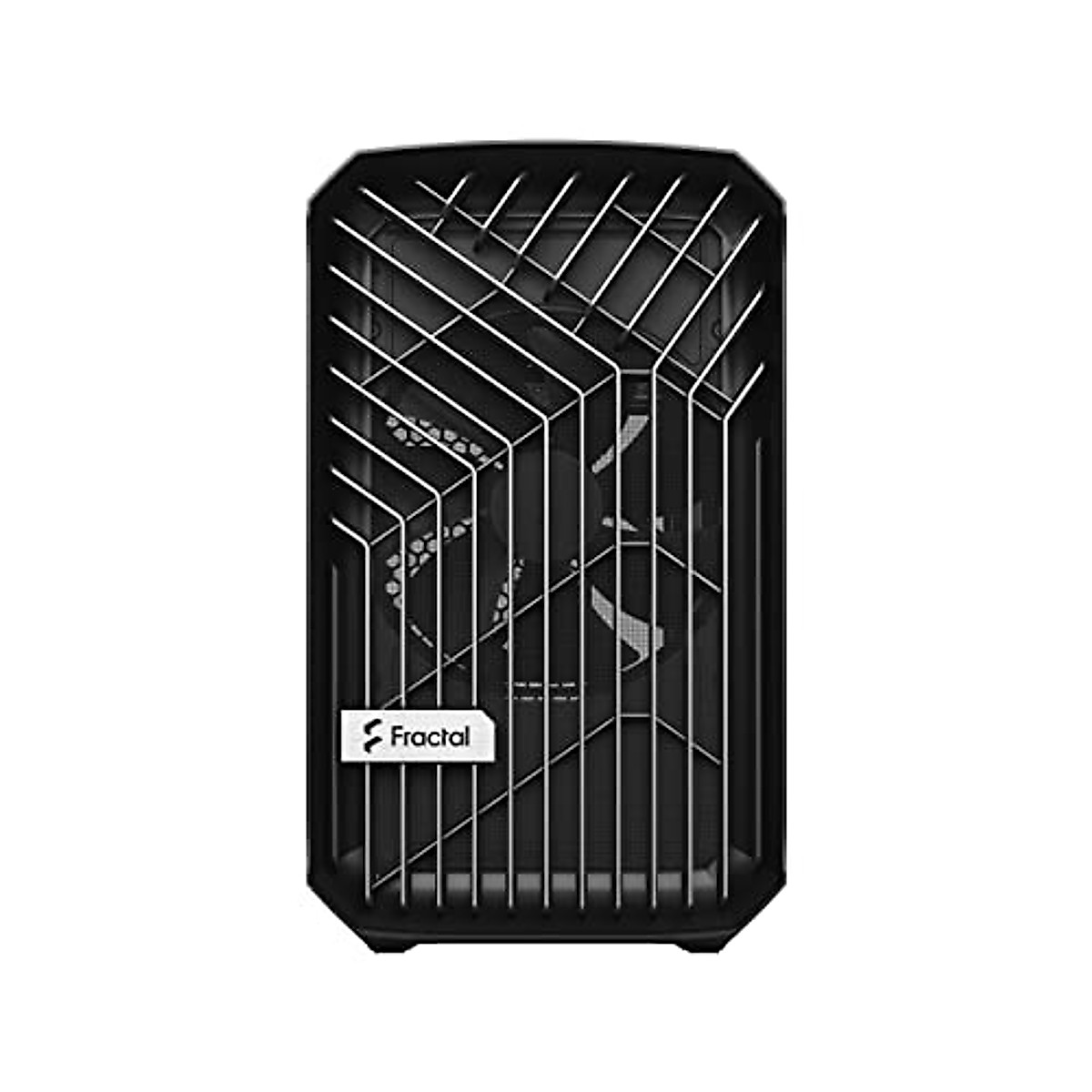 Fractal Design Torrent Nano Black - Solid Side Panel - Open Grille for Maximum air Intake - 180mm PWM Fan Included - Type C - mITX Airflow Mini Tower PC Gaming Case