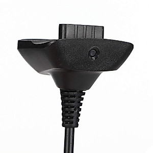 2 in 1 USB Fast Charging Cable for Microsoft Xbox 360 Controller, Charger Cord for Xbox 360 Game Controller, 1.5m/4.92ft(Black)