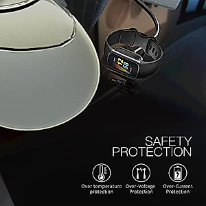 AWINNER 2 Pack Compatible for Fitbit Charge 6/Charge 5/Luxe Smartwatch Cable Charger