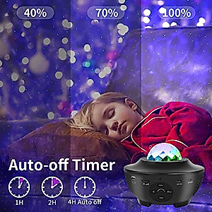 Galaxy Projector Star Night Light Projector,with Smart APP/Remote Control,Voice Control/Timer,Bluetooth Music Speaker,Starry Light Projector for Baby Kids Adults Bedroom Decoration/Home Theater/Party