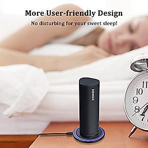 Fulaim Magnetic Wireless Charger Pad Compatible with Sonos Roam, Portable Bluetooth Speaker Charging Dock, Type-C Cable Included (No AC Adapter)