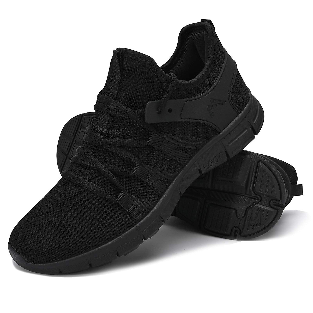 INZCOU Running Shoes Lightweight Tennis Shoes Non Slip Gym Workout Shoes Breathable Mesh Walking Sneakers 9.5women / 8.5men