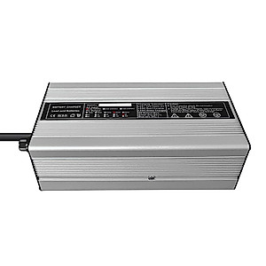 Abakoo 48V 6A Battery Charger for Yamaha Golf Cart G19 G22, with 2 Pin Plug, 48 Volt 6 Amp