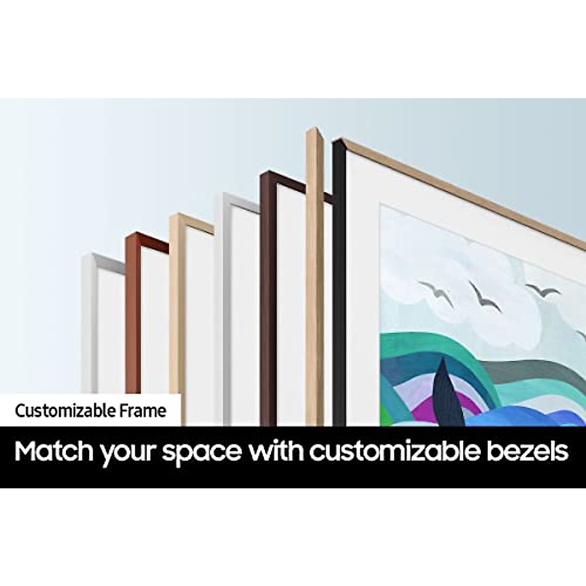 SAMSUNG QN50LS03BAFXZA 50" The Frame 4K UltraHD Smart QLED TV with an Additional 2 Year Coverage by Epic Protect (2022) (Renewed)