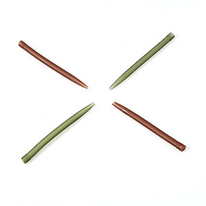 Kuuleyn Fishing Rubber Tubes,30pcs/Bag 51mm Anti Tangle Sleeve,Anti Tangle Sleeves Carp Outdoor Fishing Tackle Accessories Tools (Dark Green)