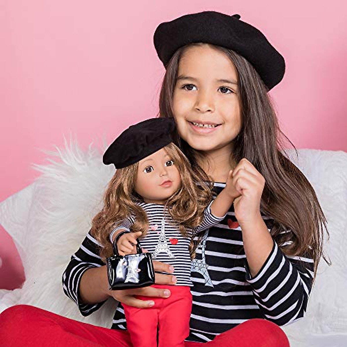 ADORA Amazon Exclusive Amazing Girls Collection, 18” Realistic Doll with Changeable Outfit and Movable Soft Body, Birthday Gift for Kids and Toddlers Ages 6+ - Animal Lover Lucy