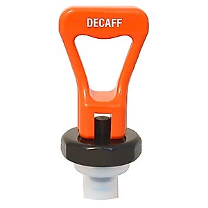 Faucet Upper Assembly, Orange Handle, "DECAFF", Replaces Fetco 1071.00030.00