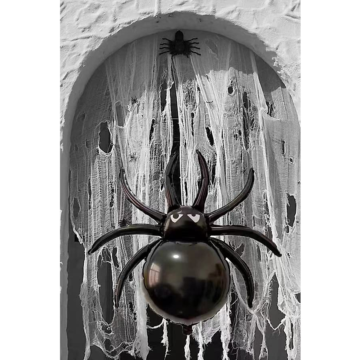 32.5" Spider Foil Balloons - Halloween Black Spiders Animal Spooky Balloon for New Year Party Decoration Supplier