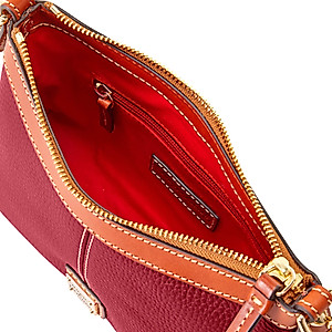 Dooney & Bourke Handbag, Pebble Grain Crossbody Pouch - Wine