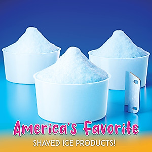 Hawaiian Shaved Ice Accessory Kit for S900A Shaved Ice Machine, with Stainless Steel Replacement Blade (2” x ⅛” x ⅞”) and 3 Food-Grade BPA-Free Plastic Round Block Ice Cups 4” Diameter, 1.9” Height
