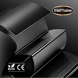 Kitvance Wood Stove Fan Heat Powered, 5 Blade Fireplace Fan, Heat Powered Stove Fan with Aviation Grade Aluminium for Wood/Log Burner/Fireplace, Wood Burning Stove Fan for Saving Fuel