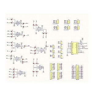 Sensor Expansion Board, ADDA Chip LED GPIO IO Port Terminal Block Development Board Clear Identification for 4B 3B CM4
