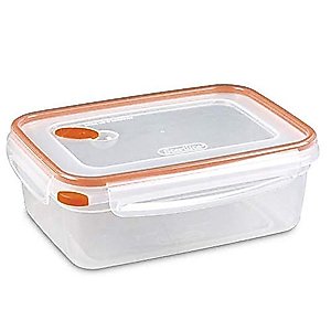 Sterilite 03221106 8.3 Cups Rectangle Ultra-Seal Container Pack of 6