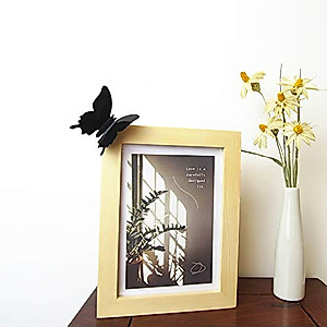 24PCS Butterfly and Motivational Wall Decals - 3D Butterflies Decor Wall Sticker Family Inspirational Wall Stickers Quotes Home Decoration Kids Room Bedroom Decor (D)