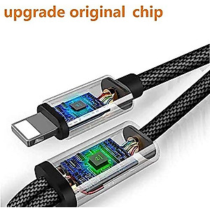 [Apple MFi Certified] Charging Audio Cable for iPhone,2 in 1 Lightning to 3.5mm Nylon Braided Aux Cord Works with Car Stereo Speaker Headphone Car Charger Compatible with iPhone13/ 12/11/XS/XR/8/7/SE