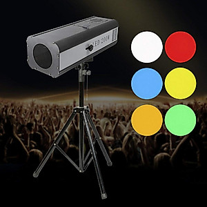 200W LED Follow Spot Light Manual Control Spotlight Stage Light Adjustable Aperture DJ Wash Light for Party Disco Wedding Birthdays Christmas Party Show 110V