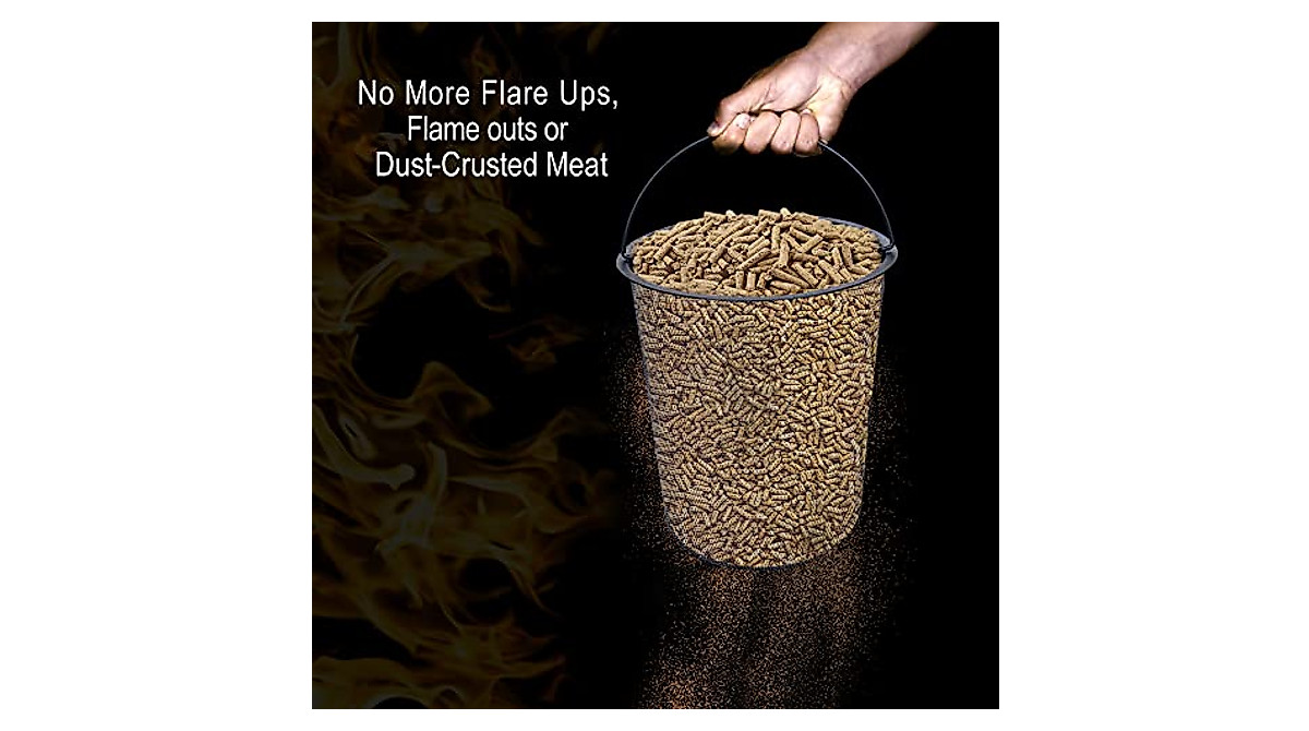ROUNDSILL Wood Pellet Storage Container – XL 20LB with Aroma Lock Lid