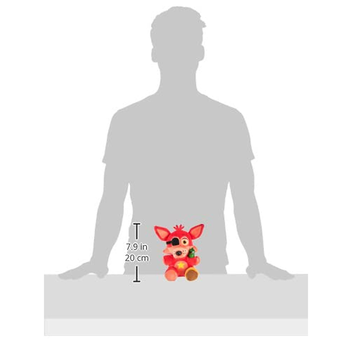 Funko Plush: Five Nights at Freddy's (FNAF) Pizza Sim: Rockstar Foxy - FNAF Pizza Simulator - Collectible Soft Plush - Birthday Gift Idea - Official Merchandise - Stuffed Plushie for Kids and Adults