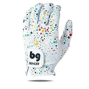 BG Bender Golf Glove | Wear On Left | (Paint Splatter, Mens Large)