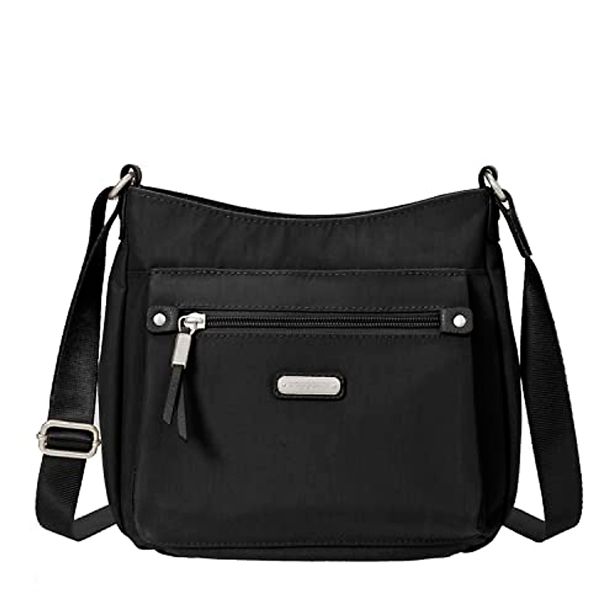 Baggallini womens Uptown Bagg With Rfid Wristlet Handbags, Black, One Size US