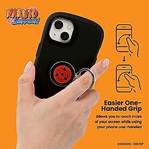 iFace Naruto Shippuden Anime Licensed Universal Smartphone Ring Holder Kickstand Accessory – Stick On Phone Stand/Hand Gripper Compatible with iPhone, Samsung Galaxy, etc. - Sharingan Symbol