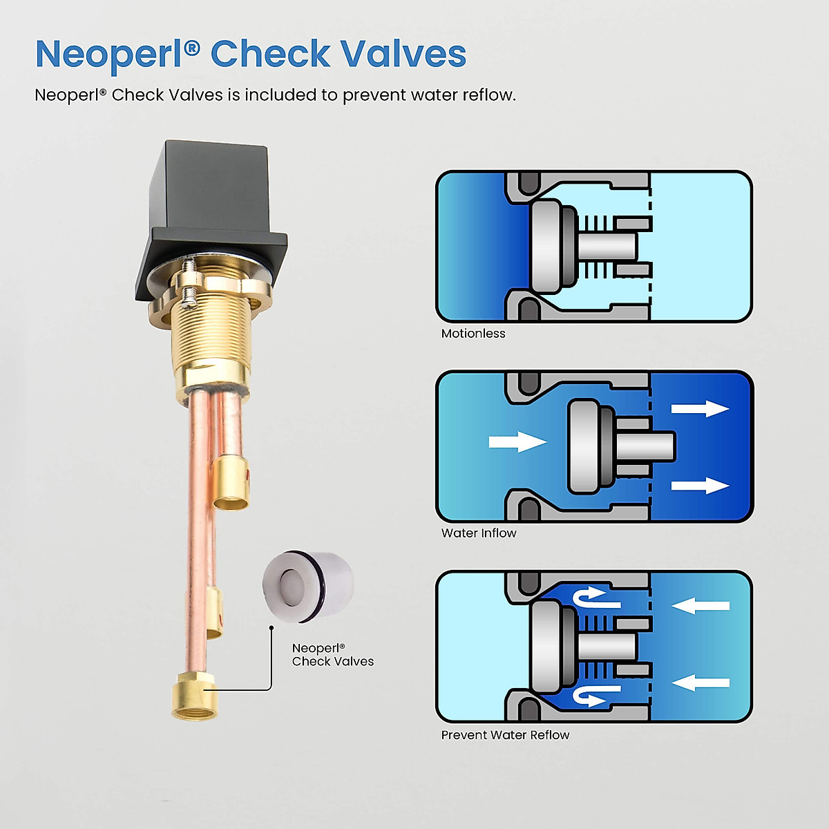 KIBI Cube Single Handle Roman Tub Faucet with Hand Shower Deck Mounted Bathtub Faucet Set with Diverter (Matte Black) (KTF3102)