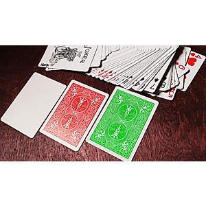 MMS Cards Bicycle Green Back USPCC Trick