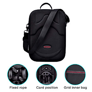 Hard Travel Case for Oculus Quest VR Gaming Headset and Controllers Accessories Waterproof Shockproof Carring case black