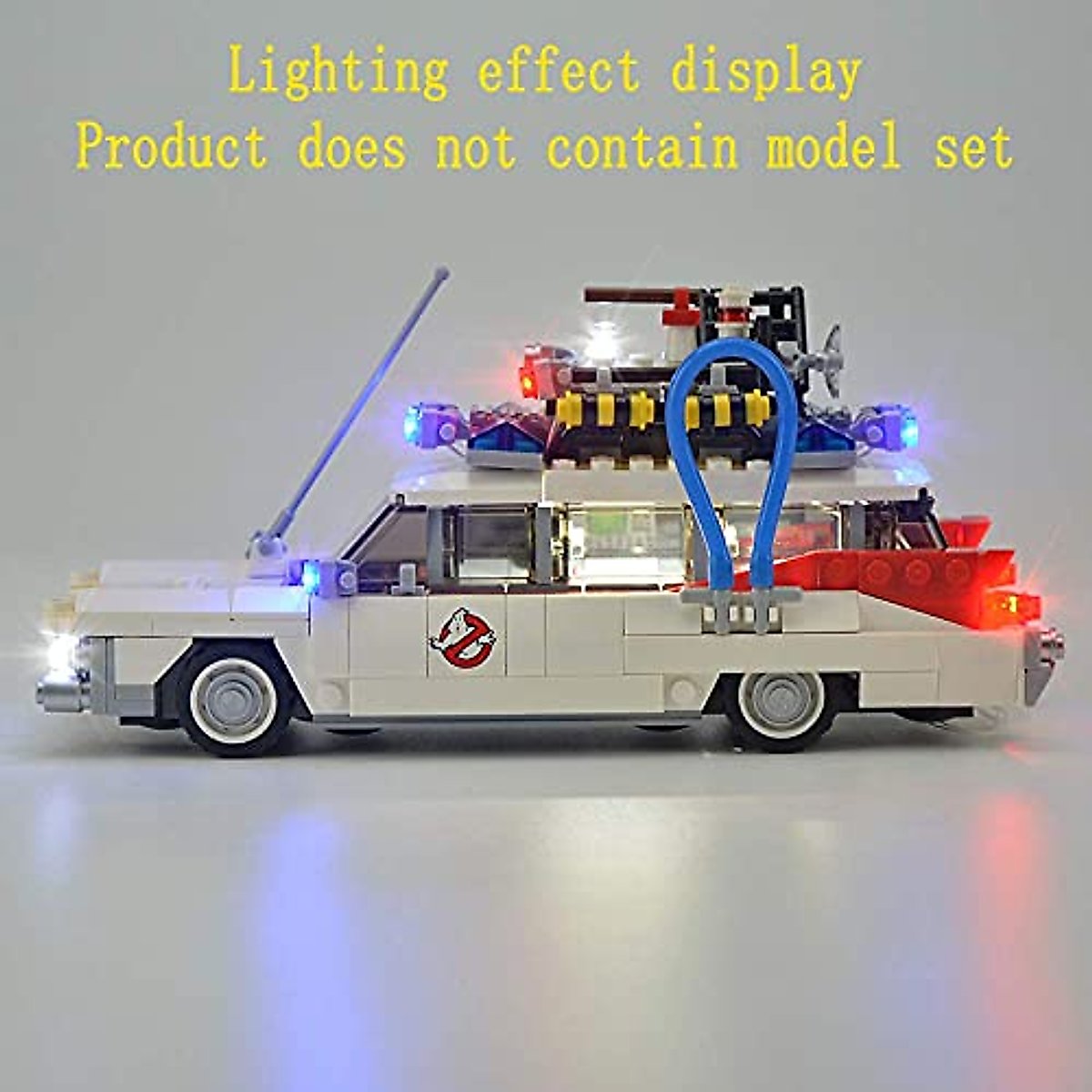 GEAMENT LED Light Kit Compatible with Lego 21108 Ghostbusters ecto 1 (Ver.2014) - Lighting Set for Building Model (Model Set Not Included)