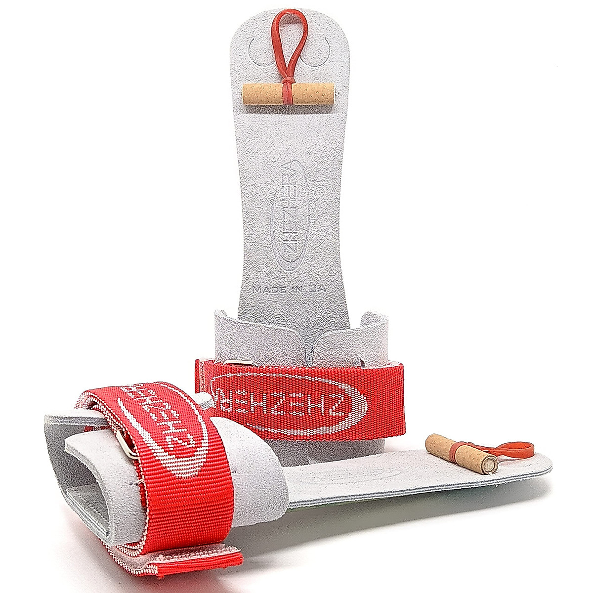 ZHEZHERA Professional Dowel Gymnastics Grips for Girls Youth Uneven Bars (Hook & Loop - Sold in Pairs) | The Original Competition Grade Uneven Bar Grips for Girls Gymnastics ((3 | Large))