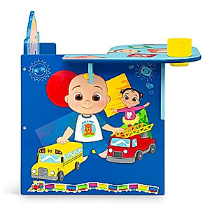 Delta Children Chair Desk with Storage Bin - Greenguard Gold Certified, CoComelon