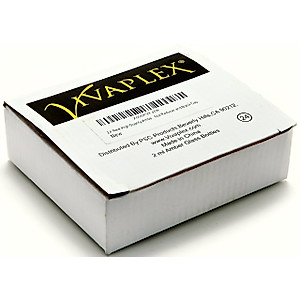 24, Amber, 2 ml (5/8 Dram) Glass Bottles, with Orifice Reducers and Black Caps