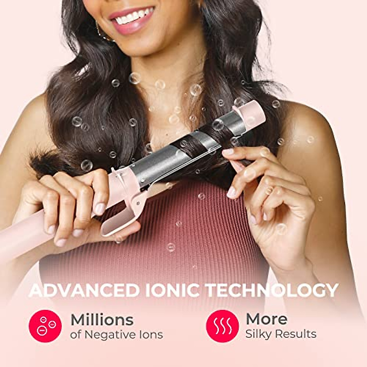 Curling Iron Set, TYMO Interchangeable Curling Wand with 3 Barrels (0.5’’ to 1.5’’), 5 Temp Settings with Intelligent Temp Control, Dual Voltage Hair Curler for All Hair Types