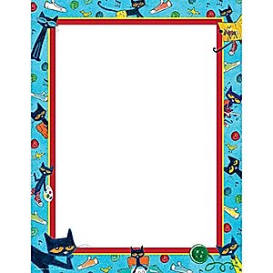 Edupress Pete The Cat Computer Paper, 8.5 inches X 11 inches