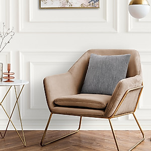 decorUhome Decorative Throw Pillow Covers 18x18 Set of 2, Farmhouse Textured Chenille Square Pillow Covers for Couch Sofa Bed Living Room, Grey